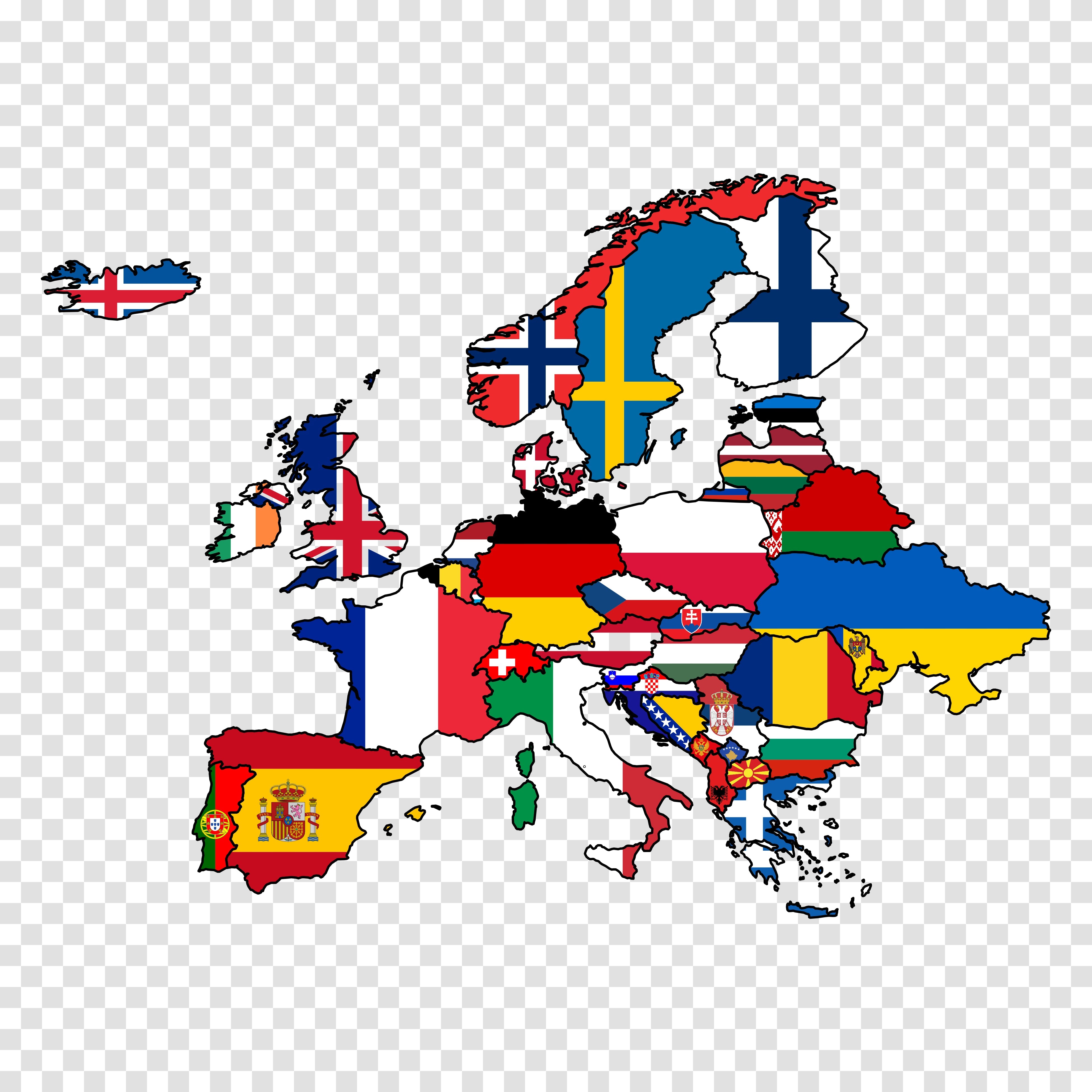 Europe Related and Themed Stickers – Stickershot